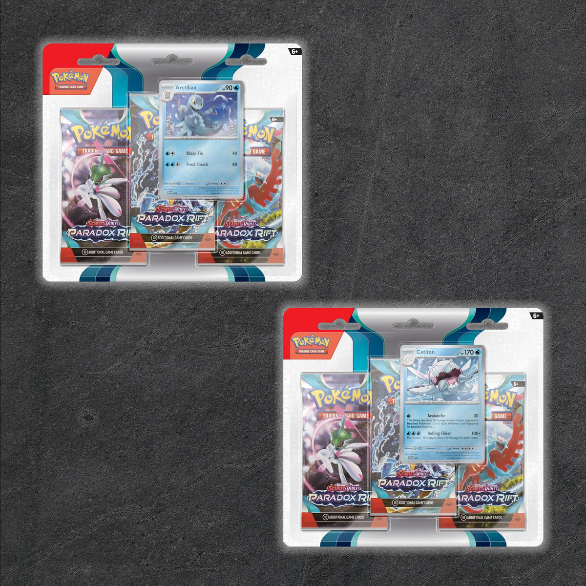 Pokémon Paradox Rift Three Pack Blister Pair – Heaps Good Cards ...