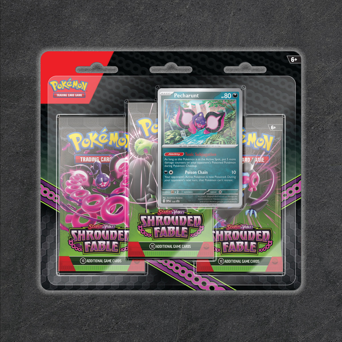 Pokémon Shrouded Fable Three Pack Blister – Heaps Good Cards & Collectibles